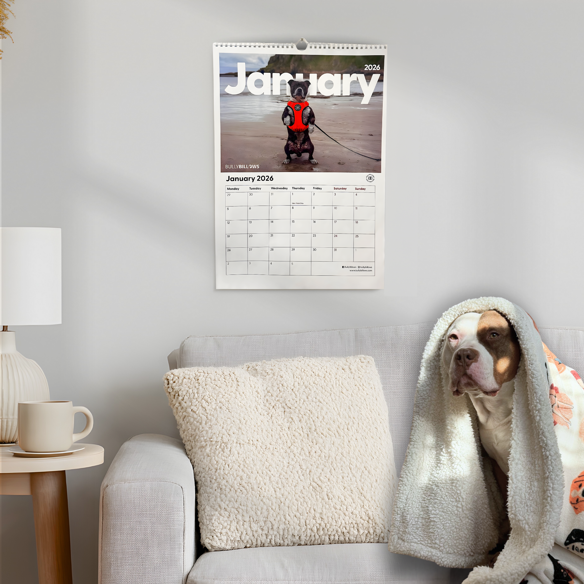 Charity Calendar 2026 – BullyBillows Wholesale